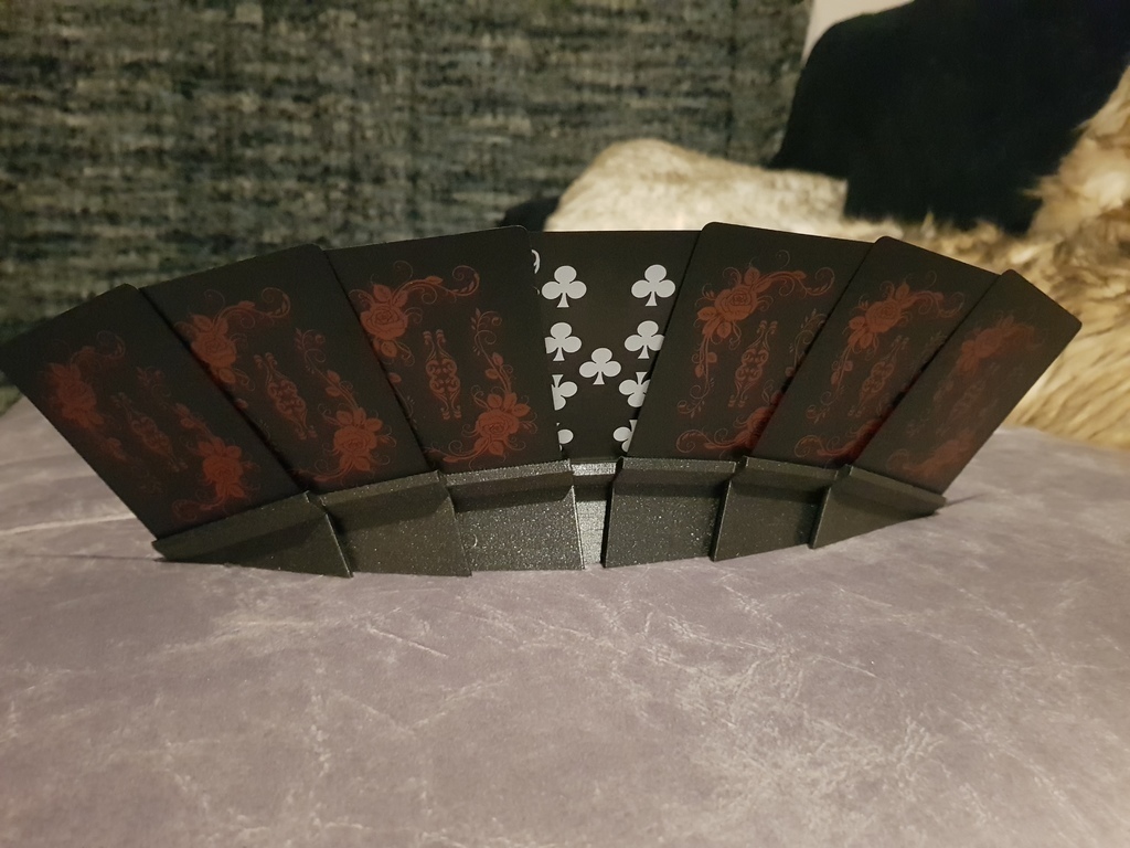 Free 3D file Playing card display stand 🃏 ・Template to download and 3D ...